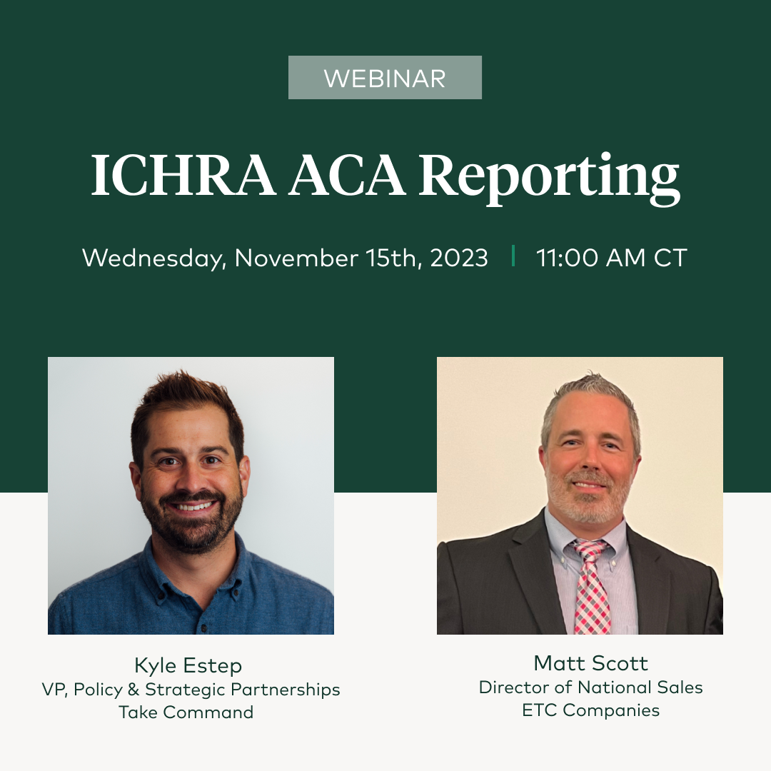 Webinar Registration: ICHRA ACA Reporting